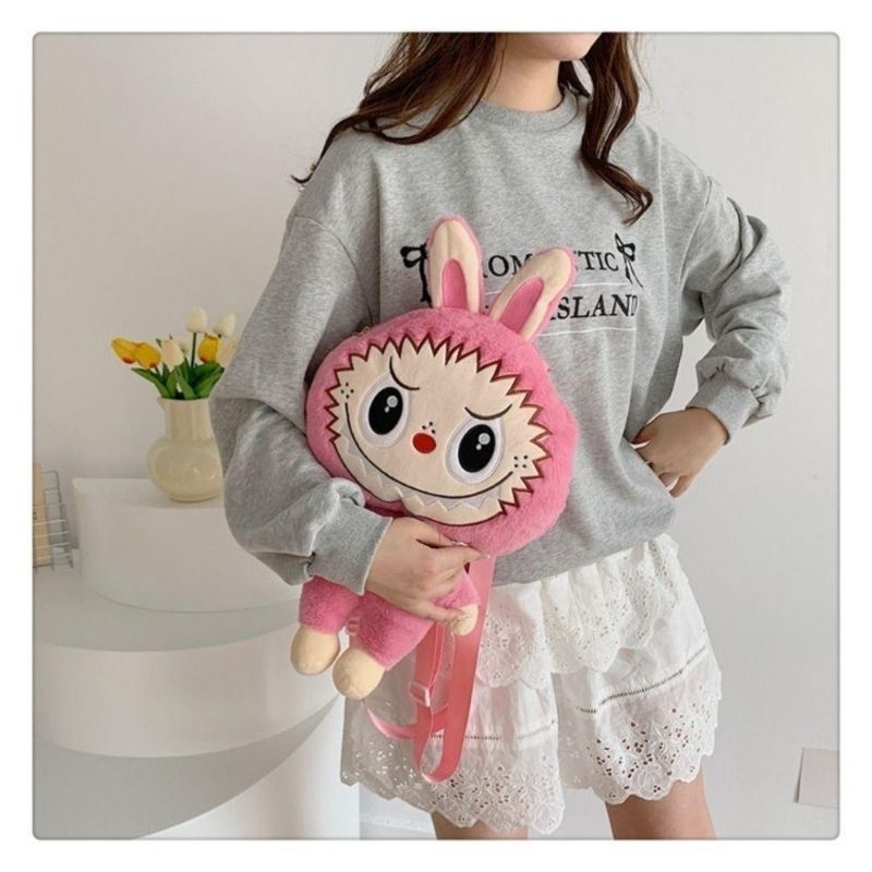 Ba lô Sang Trọng Labubu, Túi Đeo Chéo Họa Tiết Hoạt Hình Labubu ...