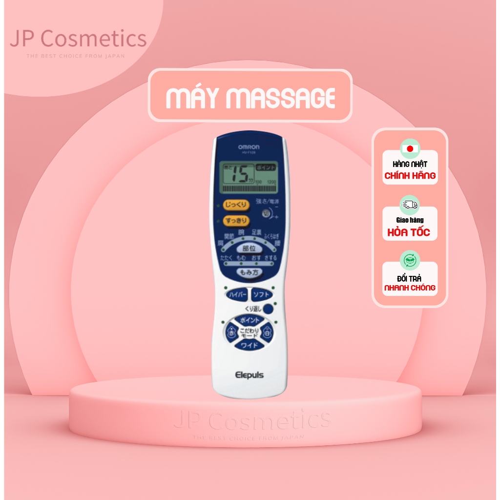Máy massage toàn thân omron HV-F128 màu trắng (nội địa Nhật) | Shopee Việt Nam