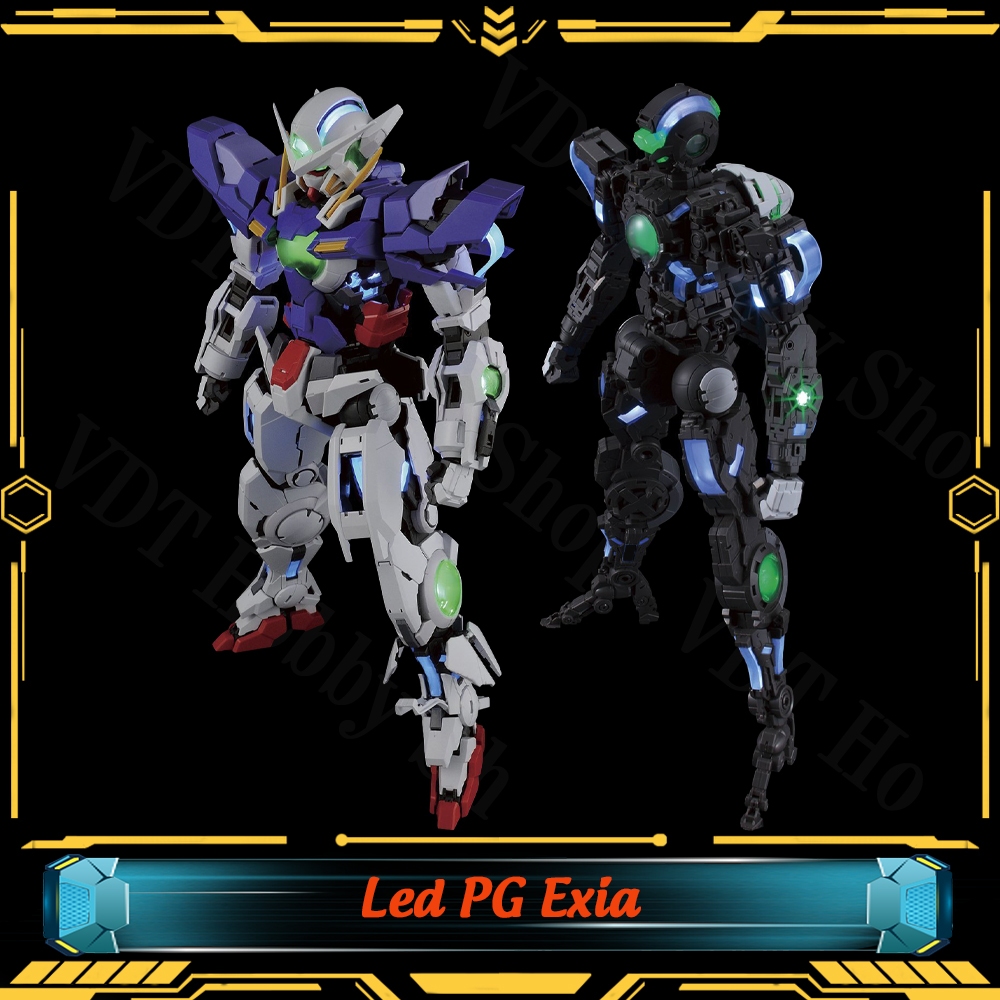 Bộ led Kosmos cho mô hình gunpla PG Exia ( tặng kèm bảng tên kim loại ...