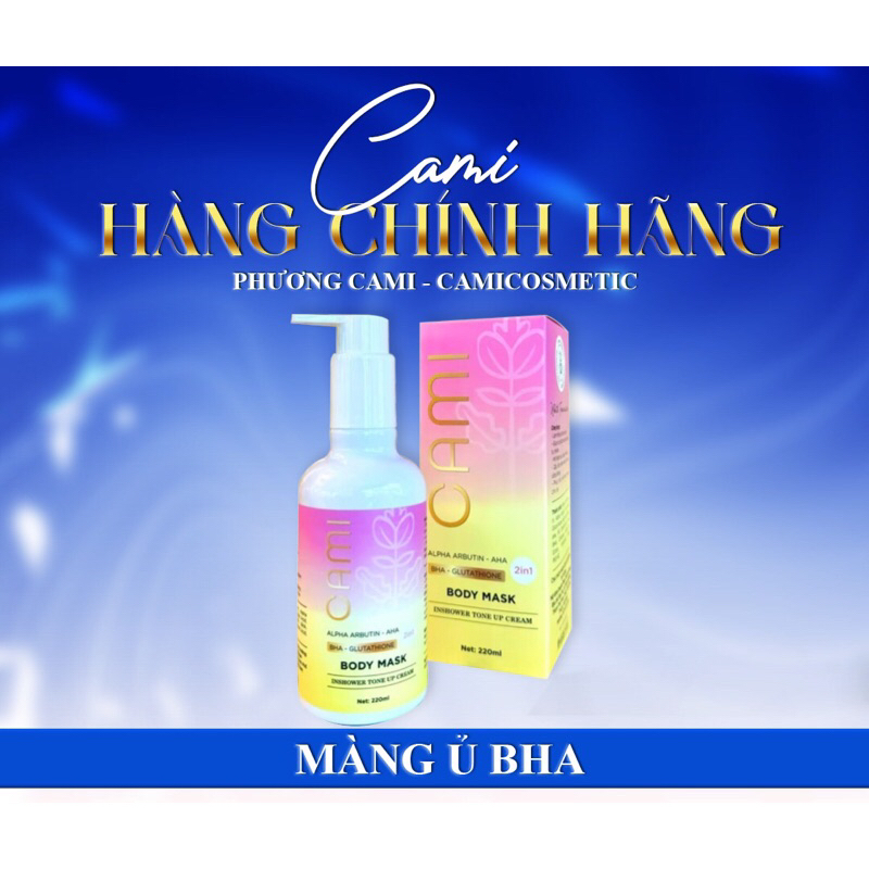 Màng ủ BHA, Kem ủ tắm trắng body ALPHA ARBUTIN CAMI COSMETIC ( ủ trắng ...