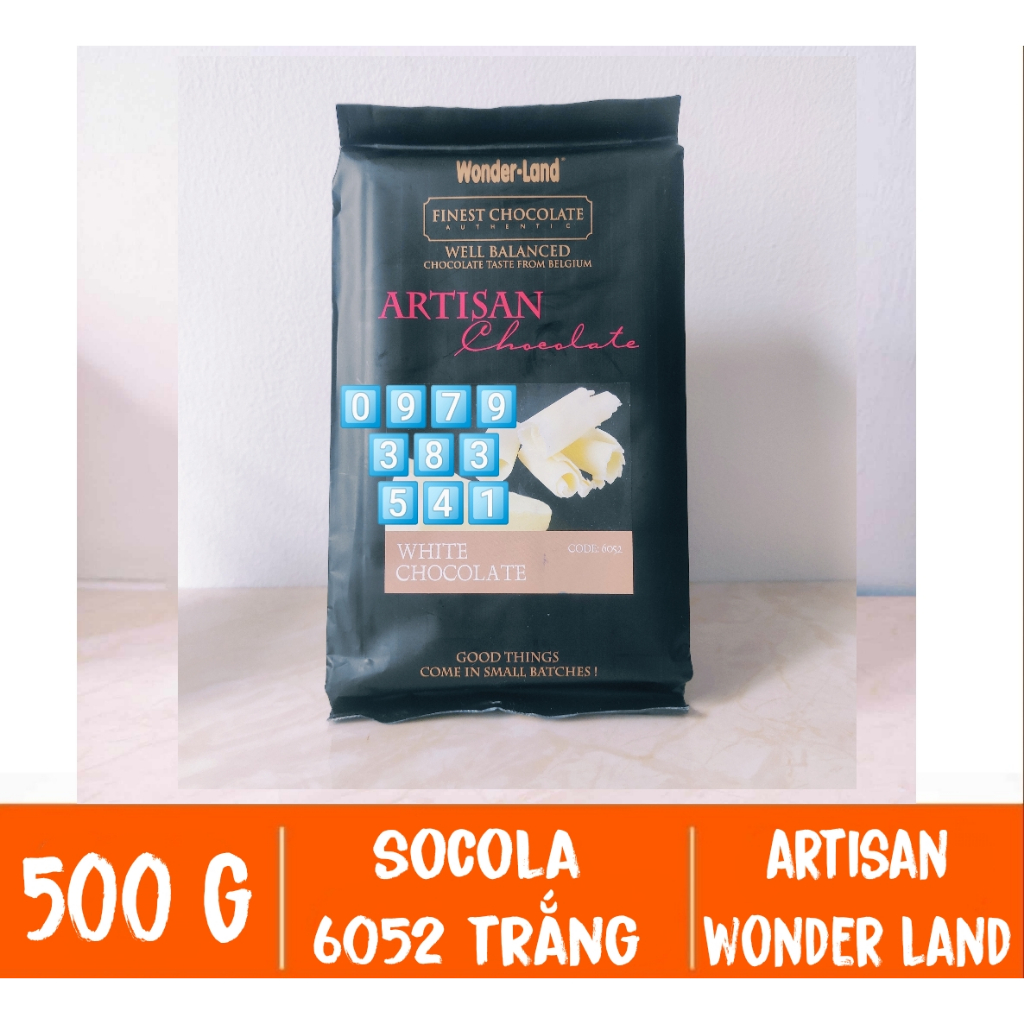 Socola Trắng Artisan Chocolate Belcholat Chocolate White Belgium Gói ...
