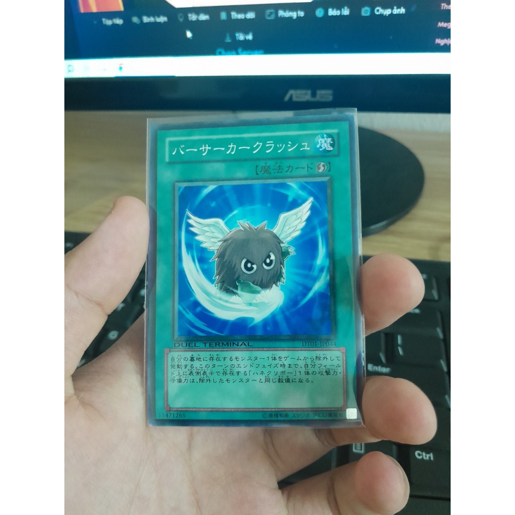 [ 14072024 ] Thẻ bài Yugioh OCG chính hãng Berserker Crush - DT01-JP044 | Shopee Việt Nam
