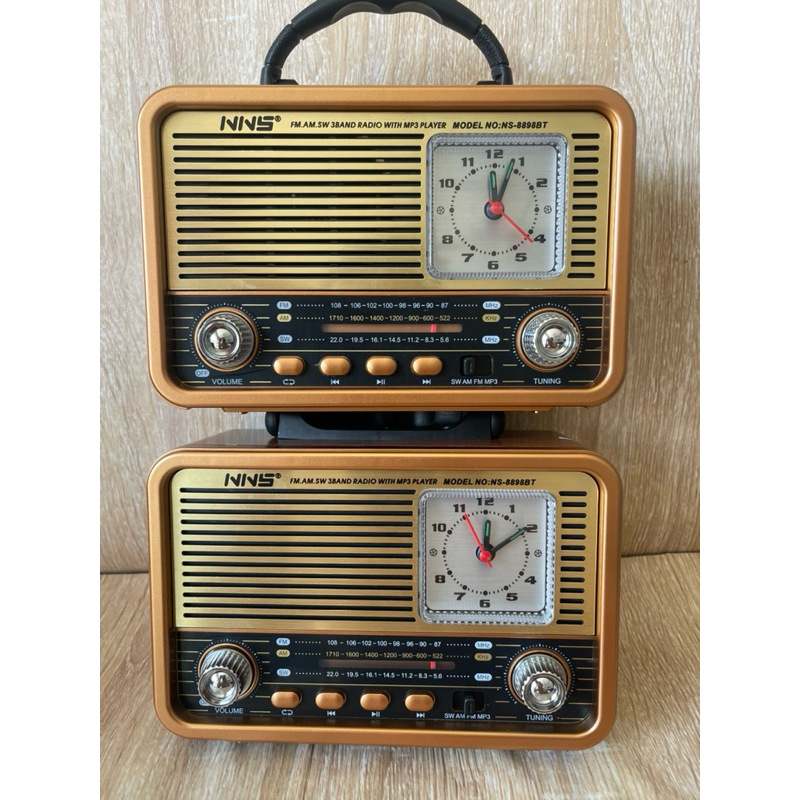 Đài Radio NNS Nhật bãi (made in japan) có đồng hồ [BH 12 tháng ...