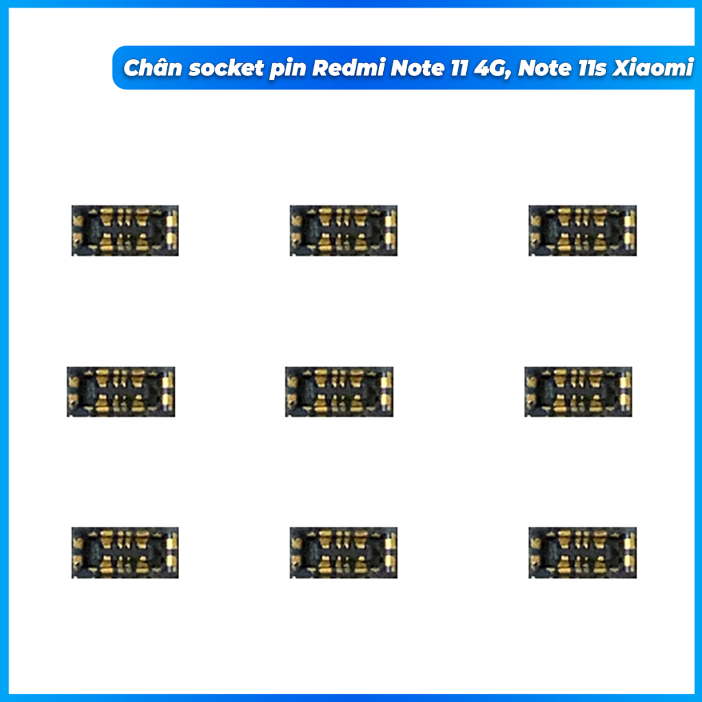Chân socket pin trên main redmi Note 11 4G, note 11s xiaomi | Shopee ...