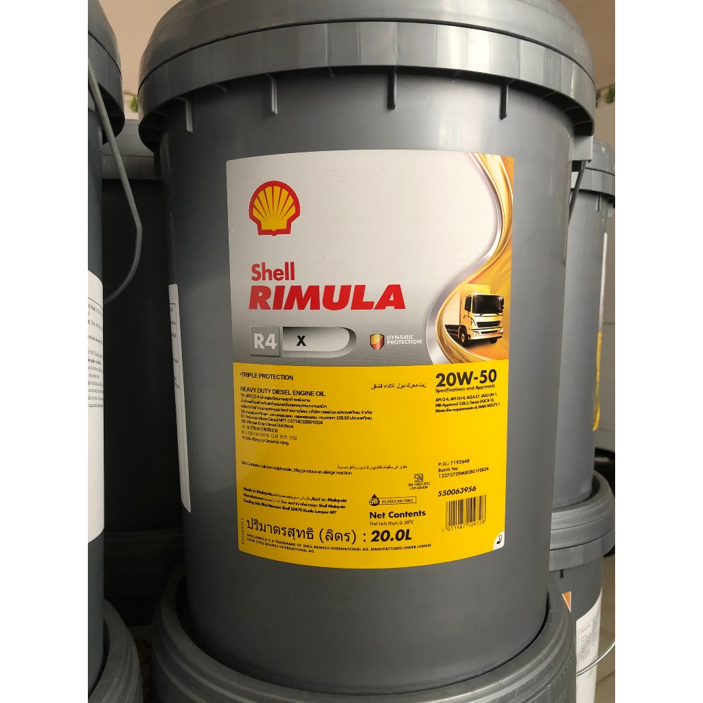 Dầu nhờn Shell Rimula R4 X 20W50/20L | Shopee Việt Nam
