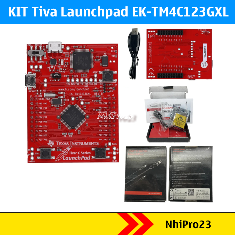 KIT Tiva Launchpad EK-TM4C123GXL evaluation kit | Shopee Việt Nam