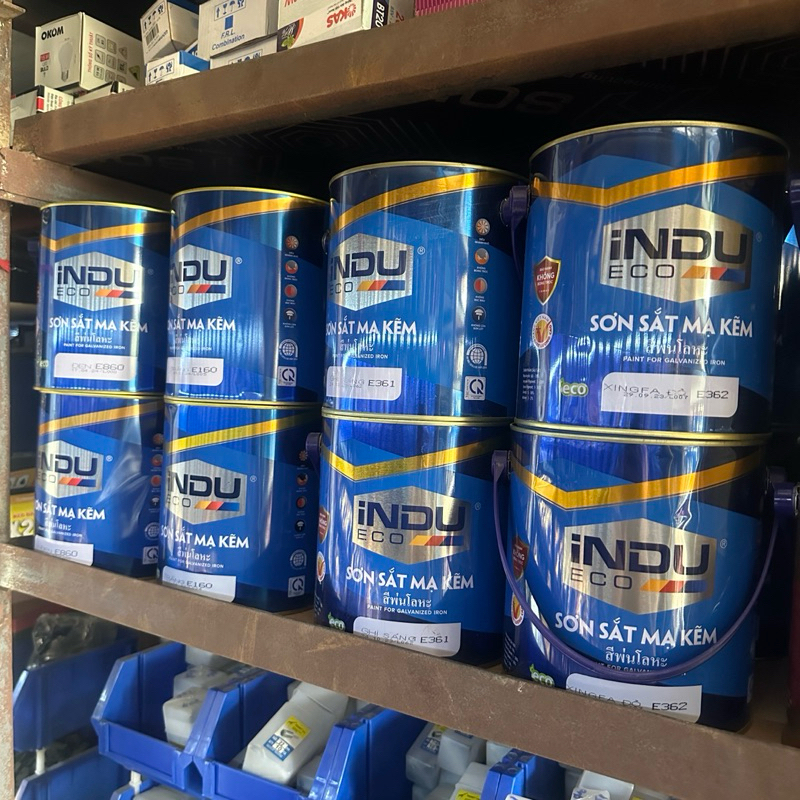 Sơn INDU - Sơn Sắt Mạ Kẽm -Màu sắc đa dạng- Hàng Chính Hãng | Shopee ...