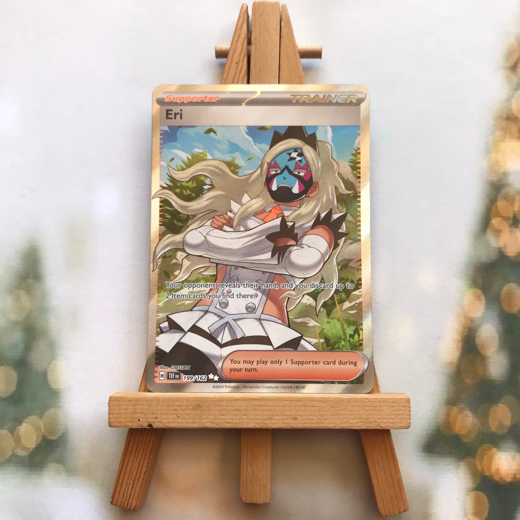 Thẻ hình Pokemon Eri 199/162 - Lá bài lẻ Full Art Secret Rare tiếng Anh ...