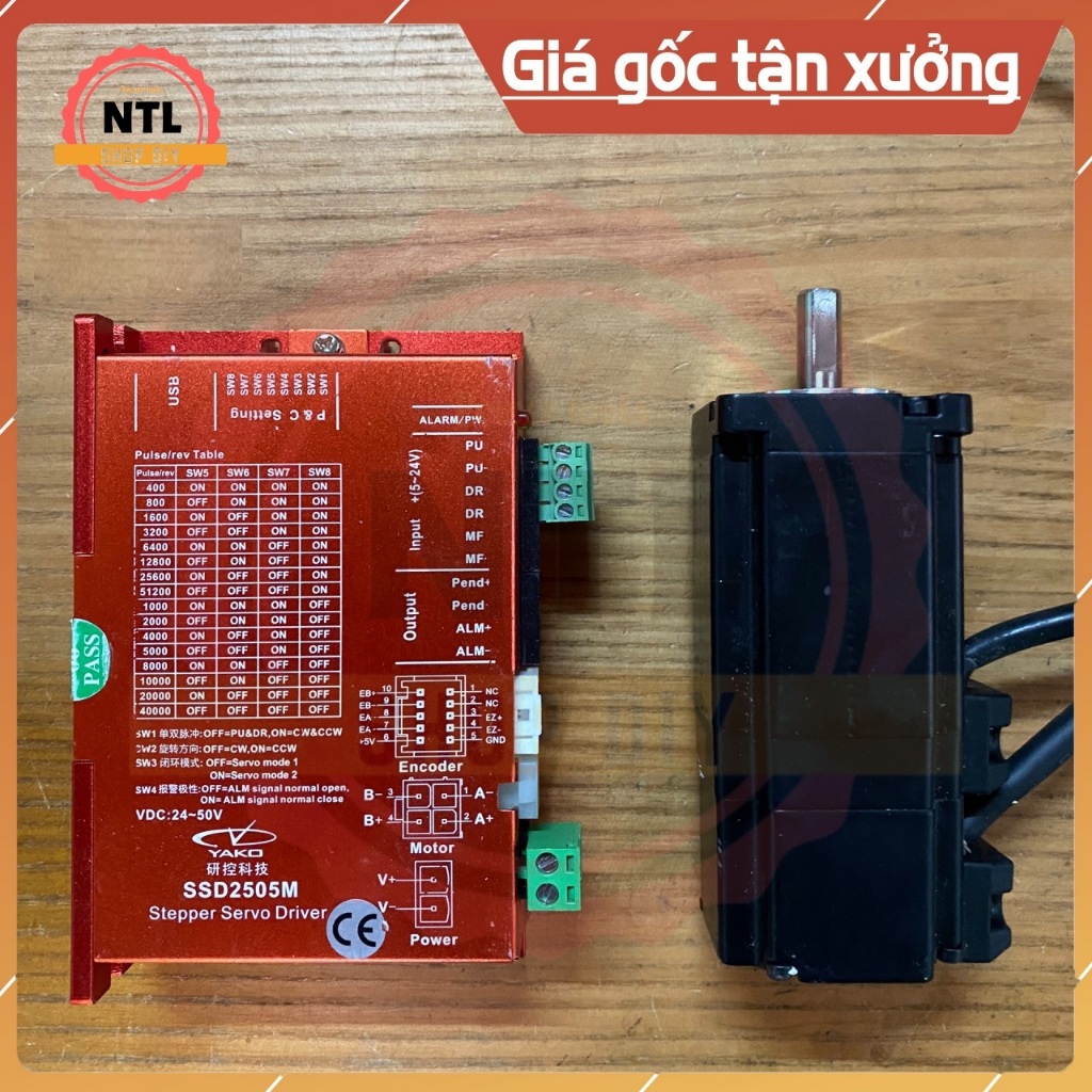 Bộ động cơ step hybrid servo (step có encoder chống mất bước) | Shopee Việt Nam