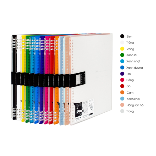 Sổ ghi chép, sổ lò xo King Jim Tefrenu A5-9854, A4-9856, B5-9855 -có thể thay thế giấy. | Shopee ...