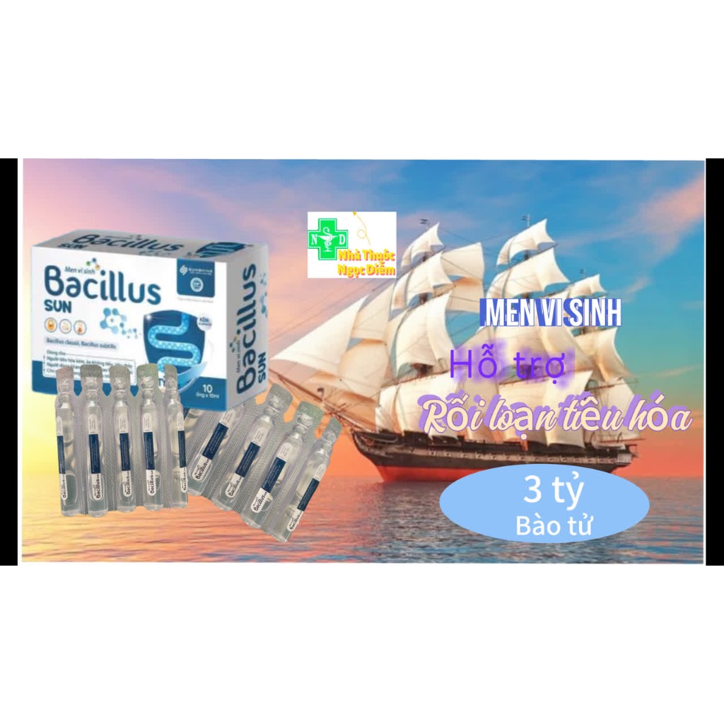 Men vi sinh BACILLUS Sunshine dành cho người lớn và trẻ em từ 6 tháng tuổi trở lên bị rối loạn ...