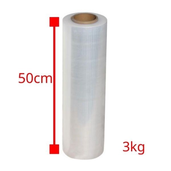 Màng bọc PE khổ 50cm nặng 3kg, LÕI GIẤY 300Gr Tăng lượng màng PE nhiều hơn, lợi hơn | Shopee ...