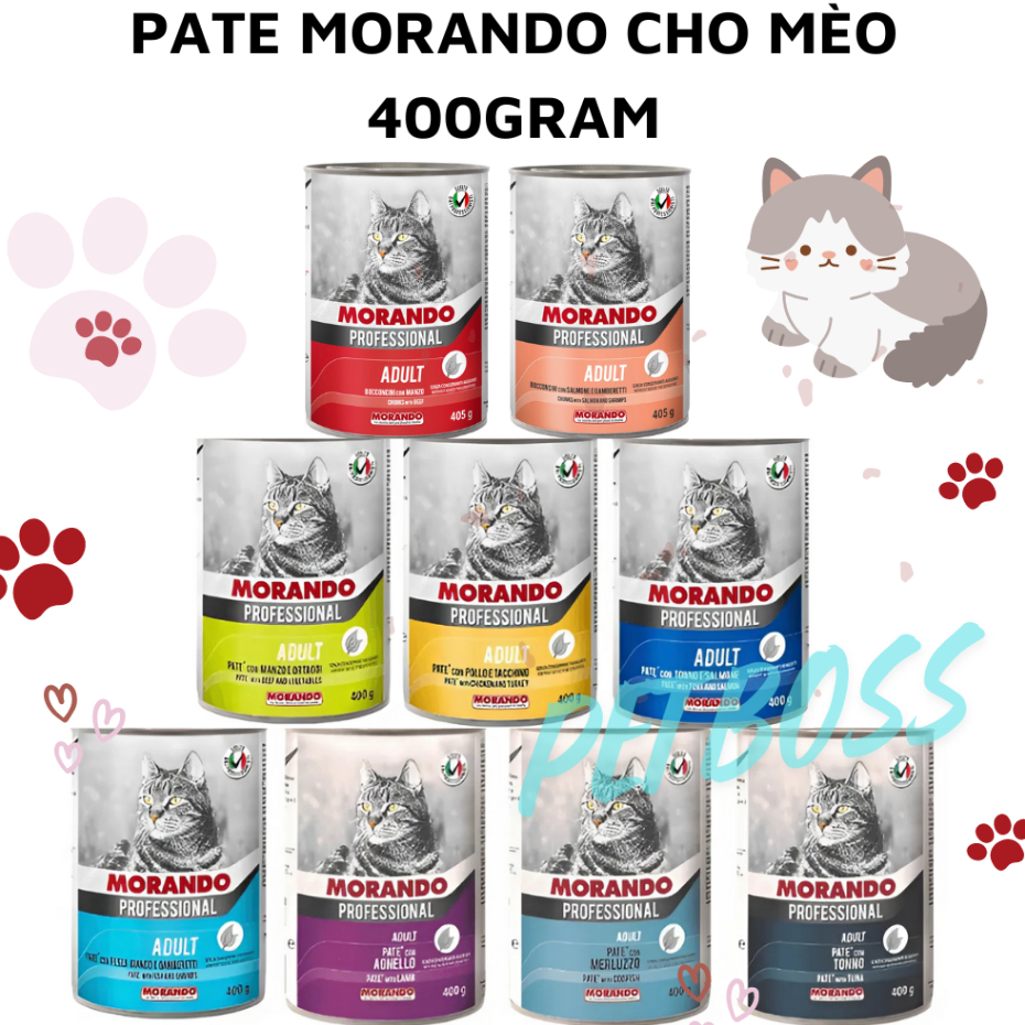 PATE MORANDO PROFESSIONAL DÀNH CHO MÈO TRƯỞNG THÀNH 400G | Shopee Việt Nam