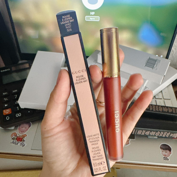 Son Gucci Liquid Matte 505 Janet Rust Fullbox Fullsize | Shopee Việt Nam