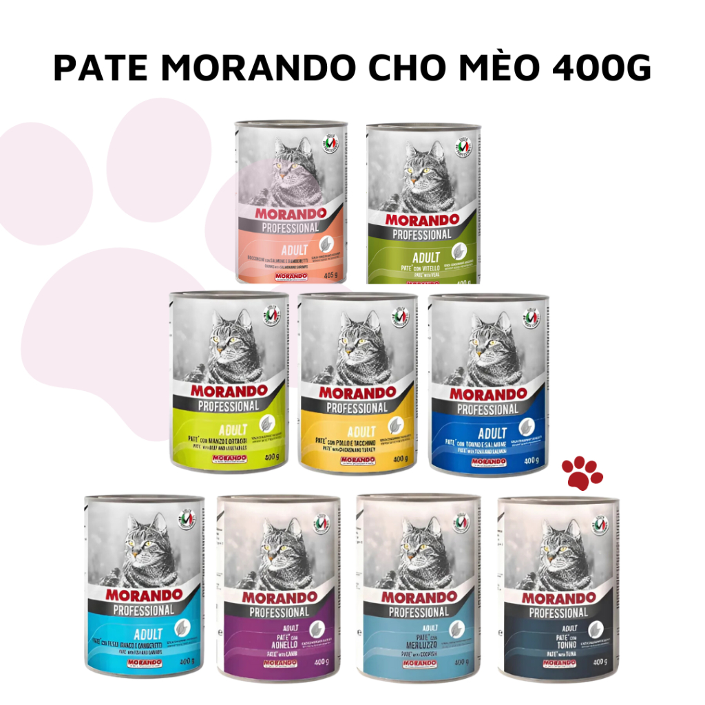 PATE MORANDO PROFESSIONAL DÀNH CHO MÈO TRƯỞNG THÀNH 400G | Shopee Việt Nam