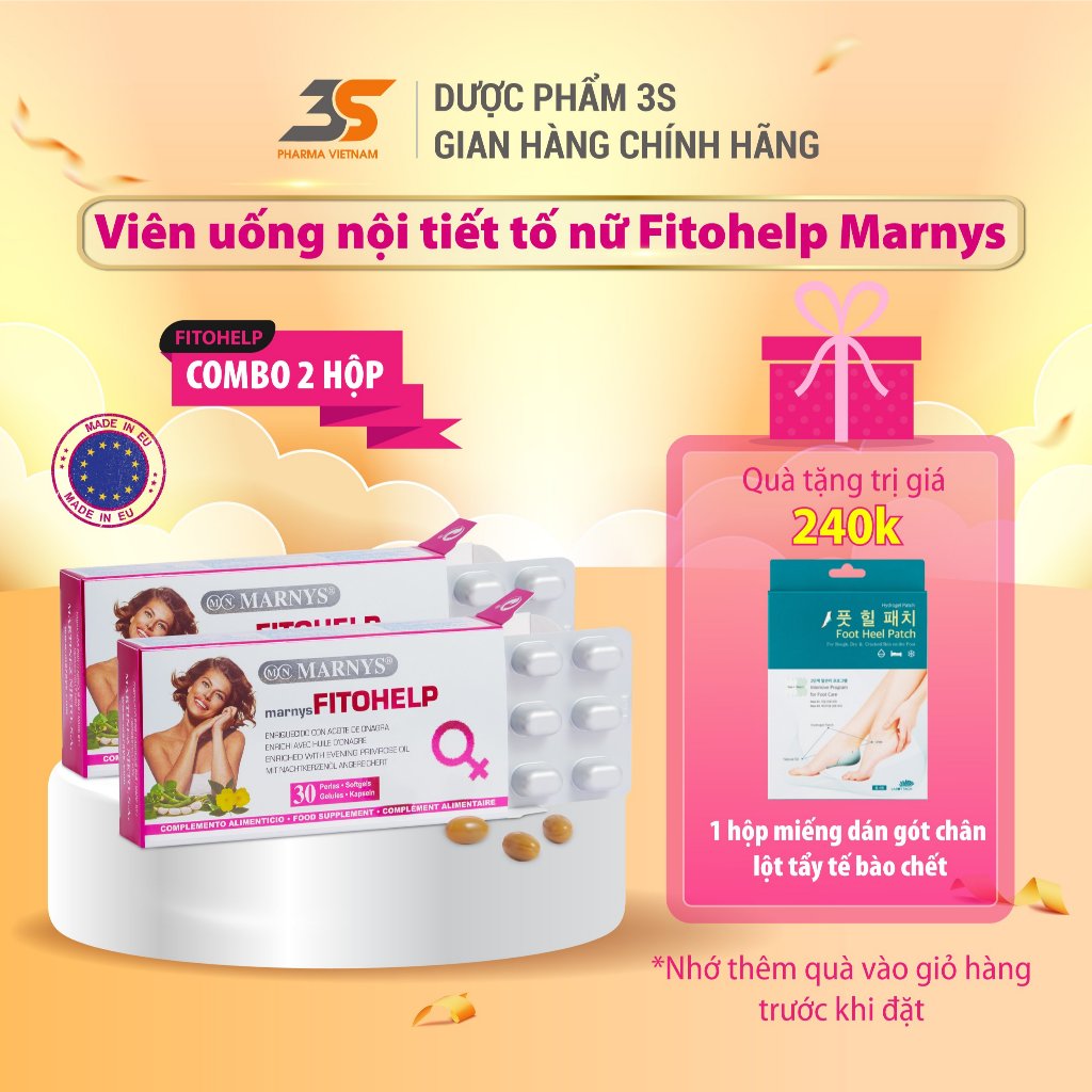 Combo 2 Hộp Viên Uống Nội Tiết Tố Nữ Marnys Fitohelp, Hộp 30 Viên ...