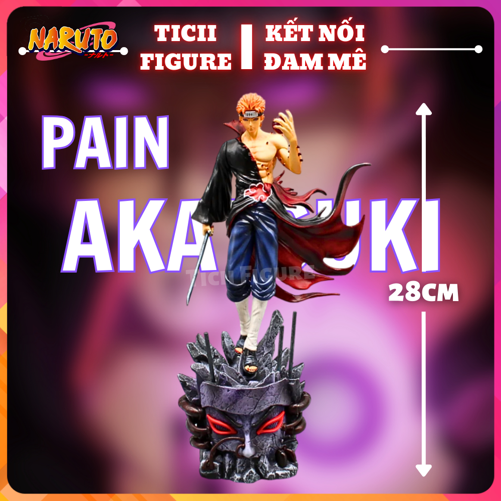 (Có sẵn) Mô hình Yahiko Pain Akatsuki F1 cao 29cm cực nét - Figure ...