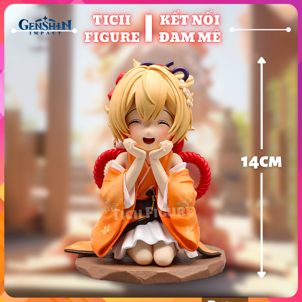(Có sẵn) Mô hình Genshin Chibi YOIMIYA cao 14cm siêu cute - Figure ...