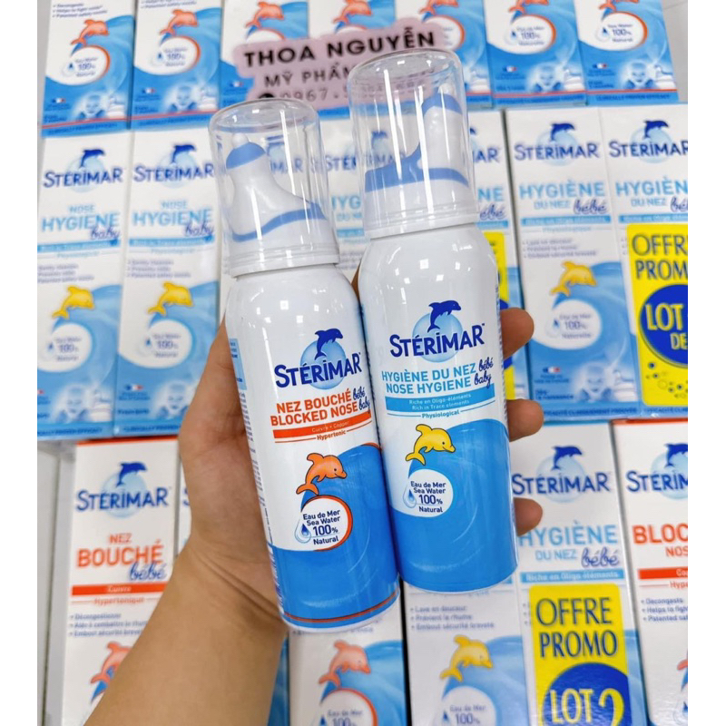 Xịt Mũi Cá Heo Sterimar - Nước Muối Biển Mega lucy Cho Bé Vòi Xịt Tiện ...