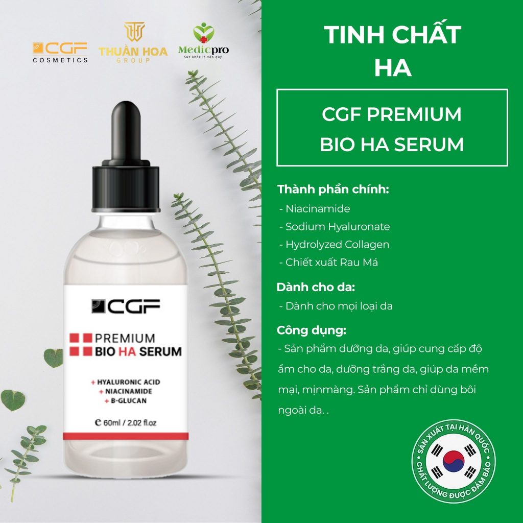 Serum HA cao cấp CGF- Tinh Chất Dưỡng Da Phục Hồi Xóa Mờ Nếp Nhăn, Vết ...