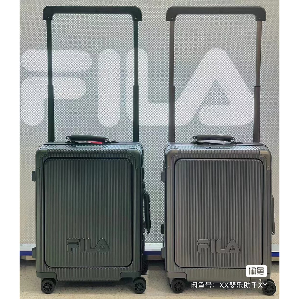 Vali FILA Size 22 Có Ngăn Để Laptop Cabin Màu Trắng Xanh Rêu Gray Đen ...
