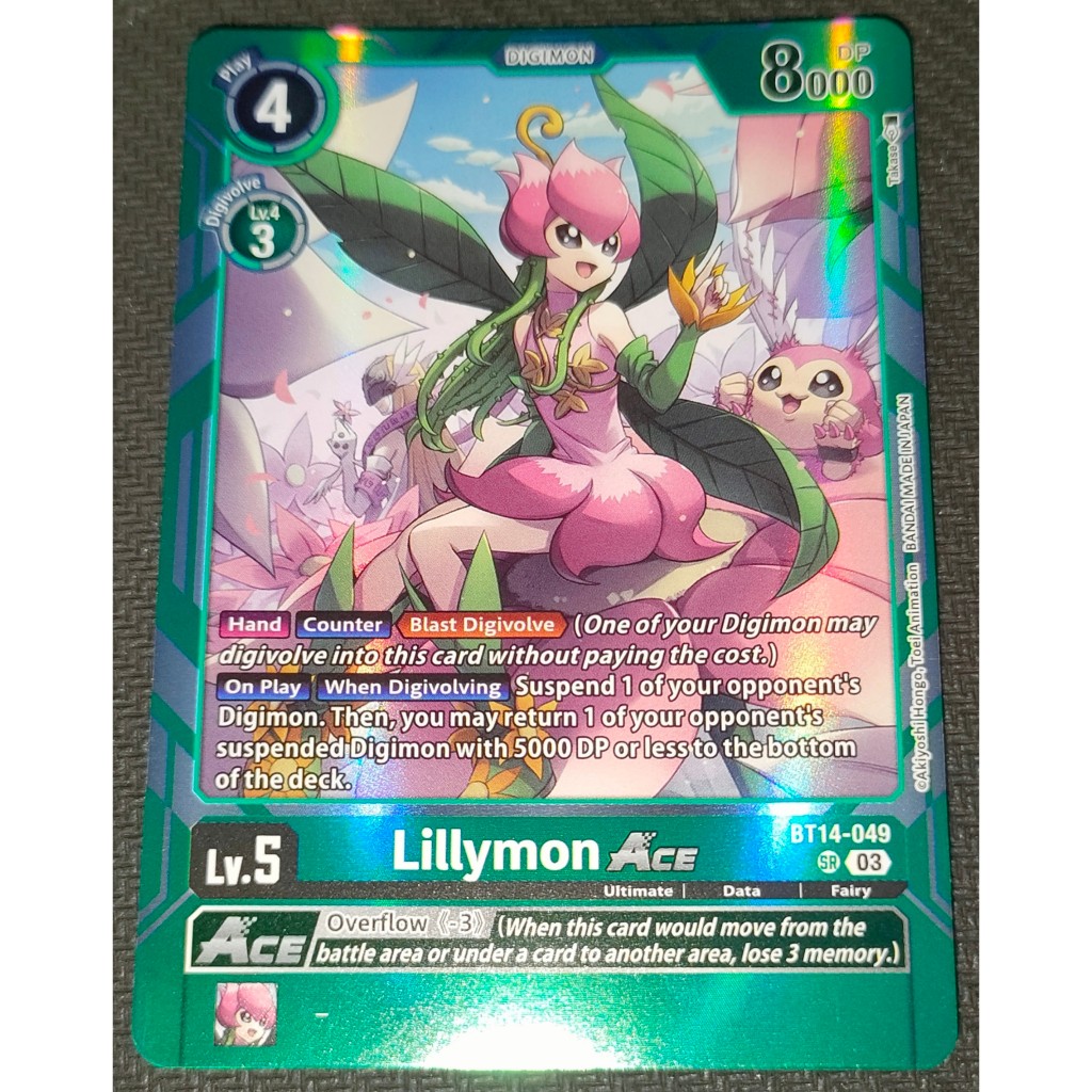 [DIGIMON CARDGAME] Lillymon ACE - BT14-049 | Shopee Việt Nam
