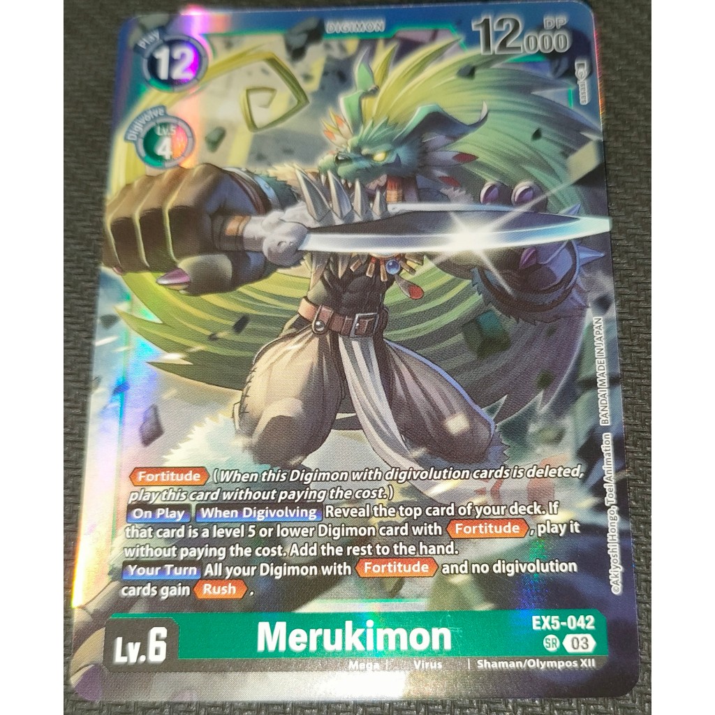 [DIGIMON CARDGAME] Merukimon - EX5-042 | Shopee Việt Nam