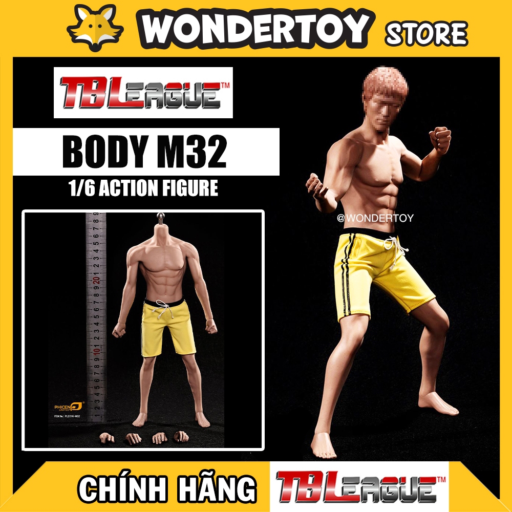 Mô Hình Chính Hãng TBLeague Phicen M32 Body Male Silicon Khung Thép 1/6 Action Figure | Shopee ...