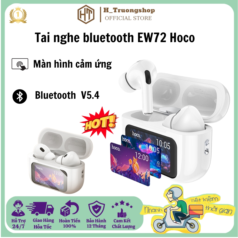 Tai Nghe Bluetooth Hoco EW72 ,Điều Khiển Cảm Ứng, Khử Ồn Thông Minh ...