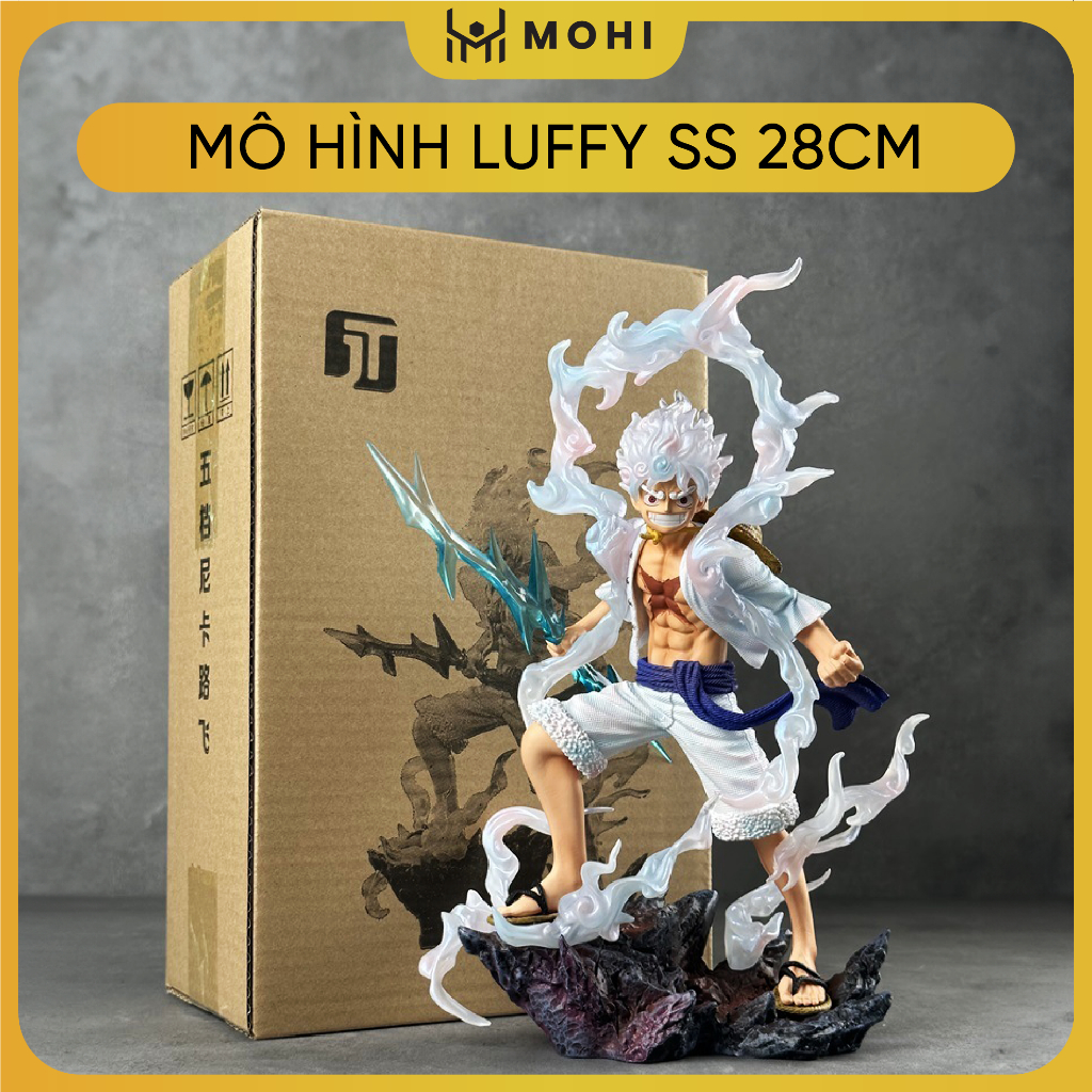Mô hình OnePiece - Mô hình Luffy SS siêu to cực nét (Cao 28cm) - Hộp ...