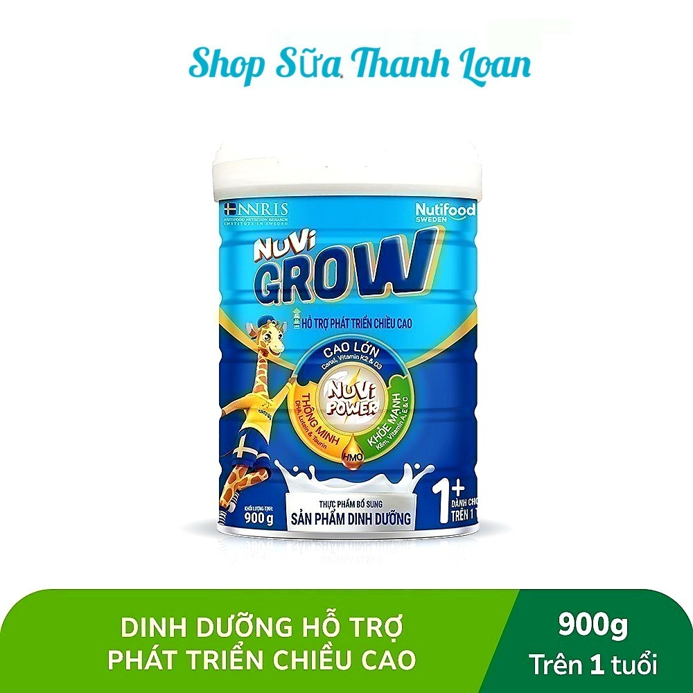 [HSD T6-2026] [Mẫu Mới] Sữa Bột Nutifood Nuvi Grow 1 900g. | Shopee ...