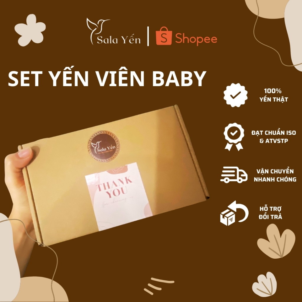 SET YẾN BABY Yến Viên Tinh Chế Yến Sào Khánh Hòa Nguyên Chất Yến Cho Bé ...