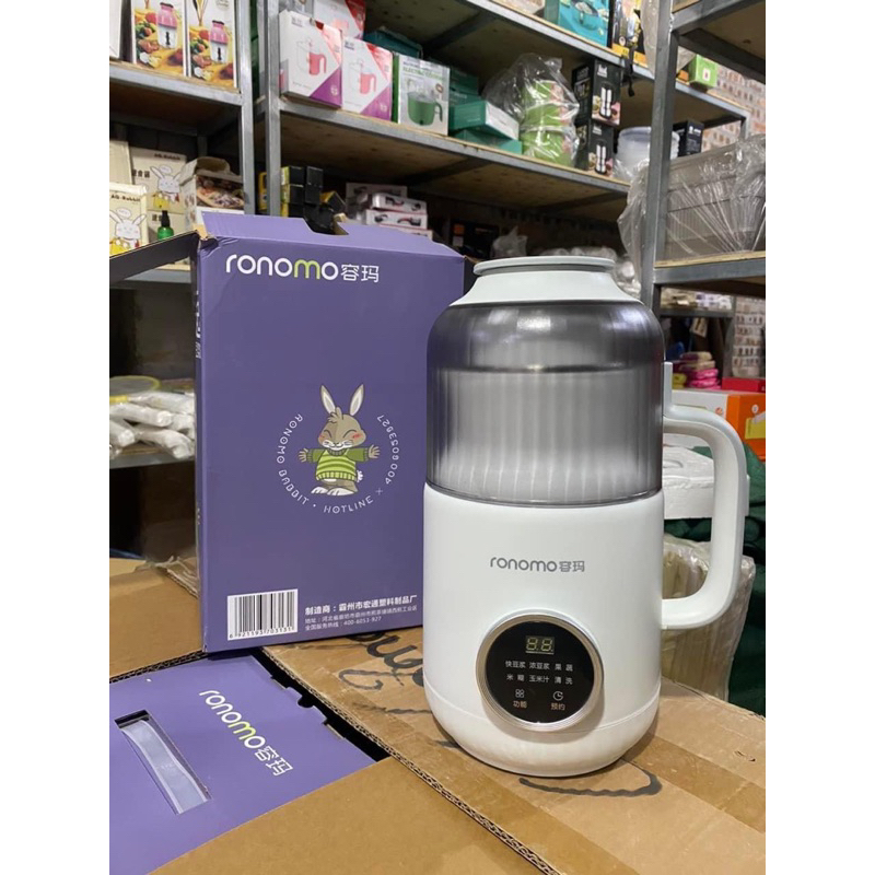 Máy làm sữa hạt ,máy nấu sữa hạt mini ronomo dung tích 800ml ,phiên bản ...