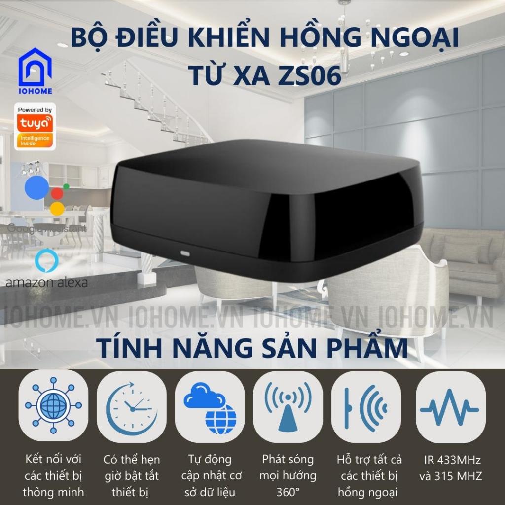 Bộ Điều khiển hồng ngoại Tuya IR ZS06 RF kết nối WiFi - Điều khiển Tivi, máy lạnh, Quạt | Shopee ...
