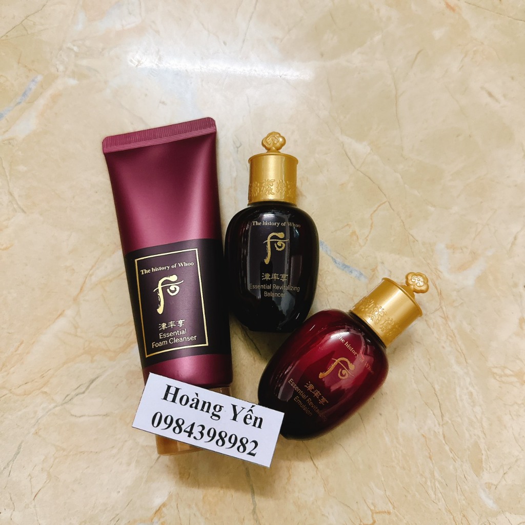 [MỚI NHẤT] Set Whoo Mini đỏ Dòng dưỡng đông y bổ sung tân dịchchống lão ...