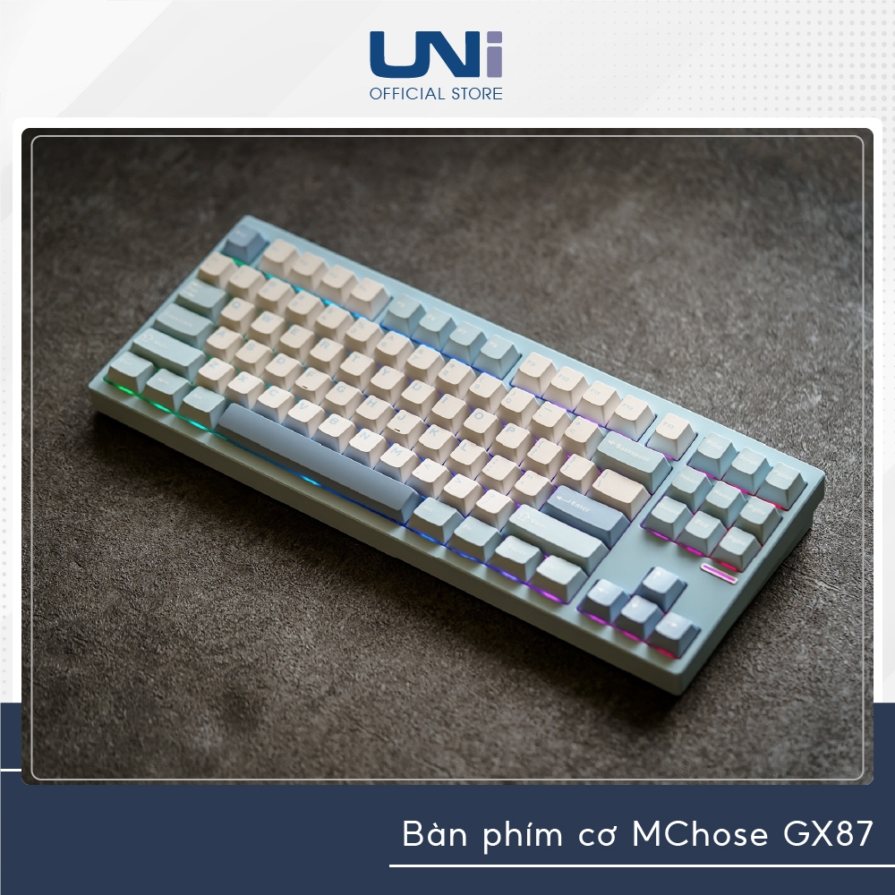 ( HÀNG SẴN) - Bàn Phím Cơ MCHOSE GX87 - Layout TKL - Case Nhôm - 3 MODE ...