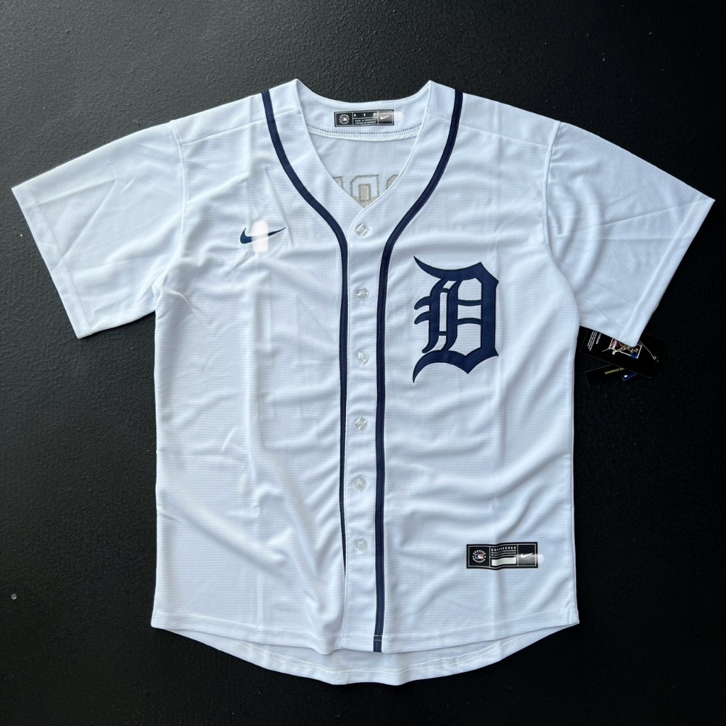 Áo bóng chày Mlb Detroit Tigers jersey hiphop kpop Thun ba lỗ unisex nam nữ big over size thể ...