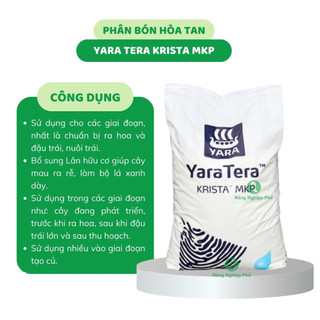 Phân bón hòa tan Yara Tera Krista MKP 0-52-34 - Túi 500 gram | Shopee ...