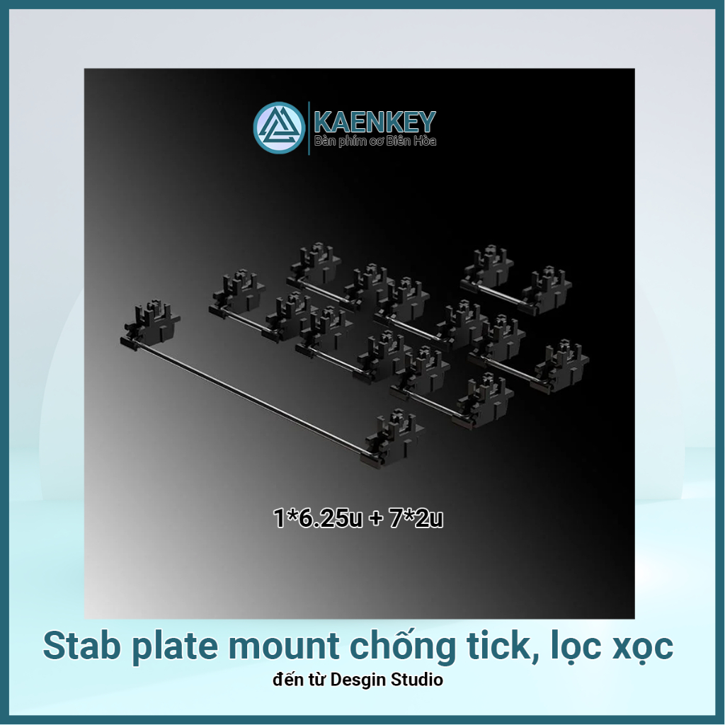 [Kaenkey] Stab chống tick, Design Studio Stab Plate mount cho bàn phím ...