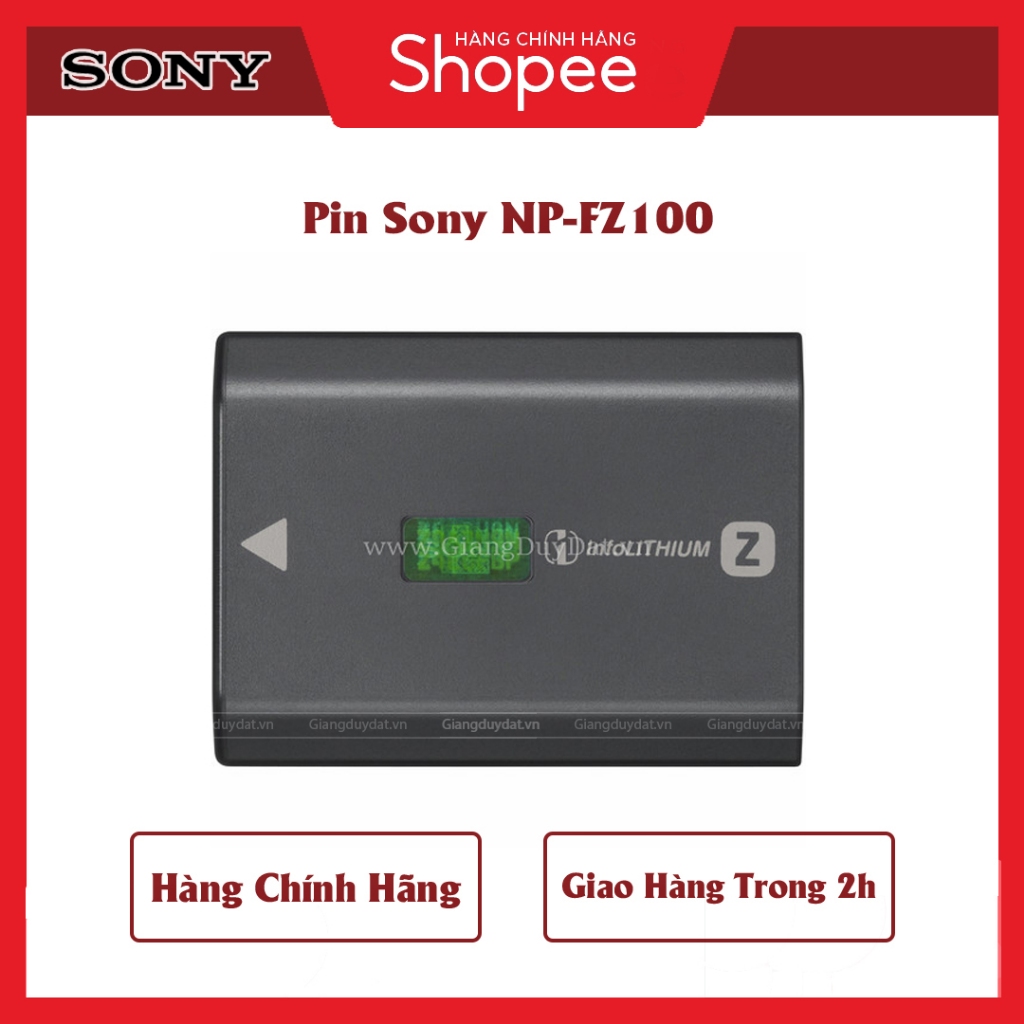 Pin Sony NP-FZ100 Dành Cho Máy Ảnh Sony - Chính Hãng | Shopee Việt Nam