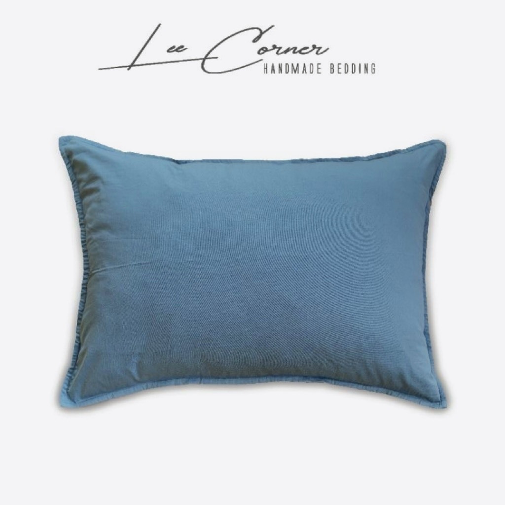 Vỏ gối Lụa Modal mầu trơn LEE CORNER cao cấp, áo gối nằm đủ size 35x50cm 40x60cm 45x65cm 50x70cm ...