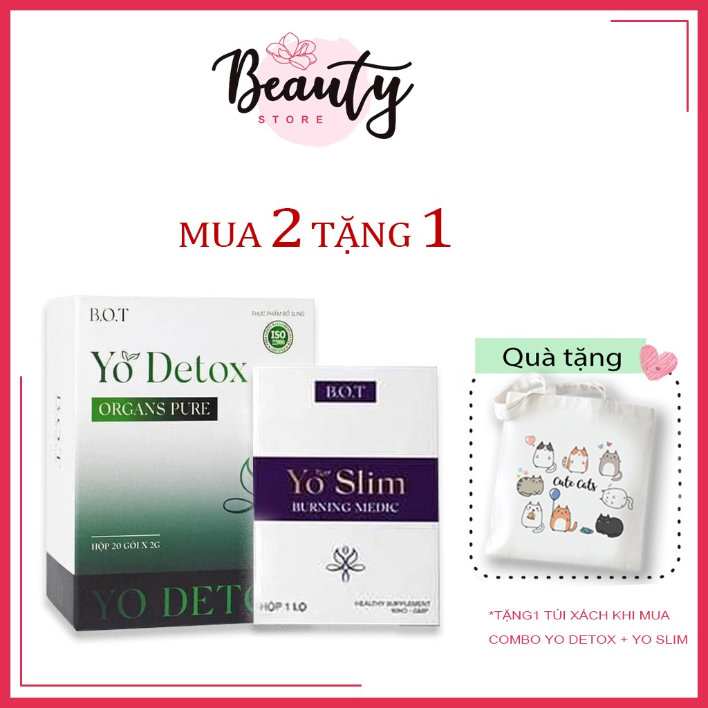 Giảm Cân Yo Slim và Yo Detox Chính Hãng B.O.giúp Giảm Cân An Toàn Hiệu ...