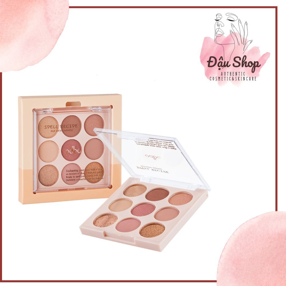 Bảng Phấn Mắt 9 Ô Odbo Spell Recipe Eye Color Pelette Thái Lan | Shopee ...