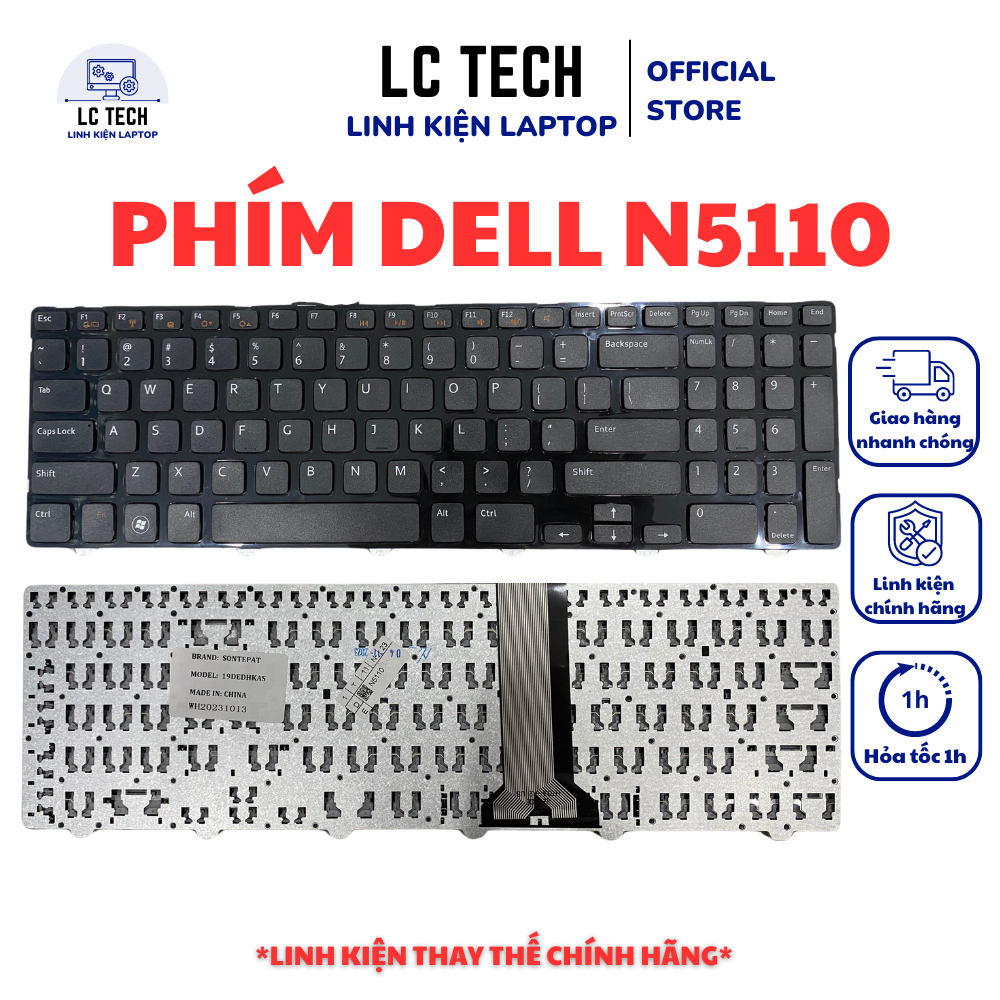 Bàn Phím Dell Inspiron 15R N5110 M5110 M5010 M501Z M511R - Phím Zin ...