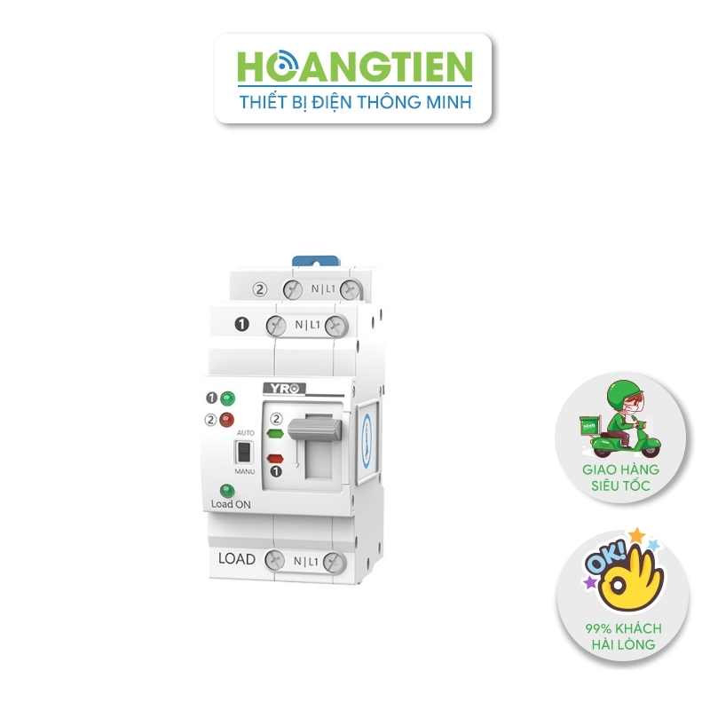 Bộ chuyển nguồn tự động ATS 1 pha YRQ4PC-63/2P | Shopee Việt Nam