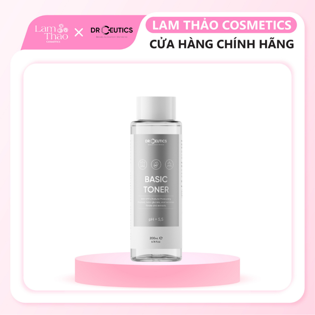 Nước Hoa Hồng Cấp Ẩm Cho Da Dầu DrCeutics Basic Toner | Shopee Việt Nam