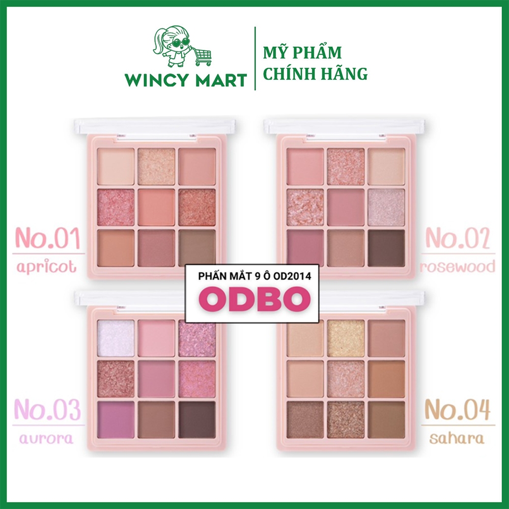 [Nội Địa Thái] Bảng Phấn Mắt 9 Ô Odbo Shadow & Me Palette OD2014 Lên Màu Siêu Đẹp, Cuốn Hút Thái ...