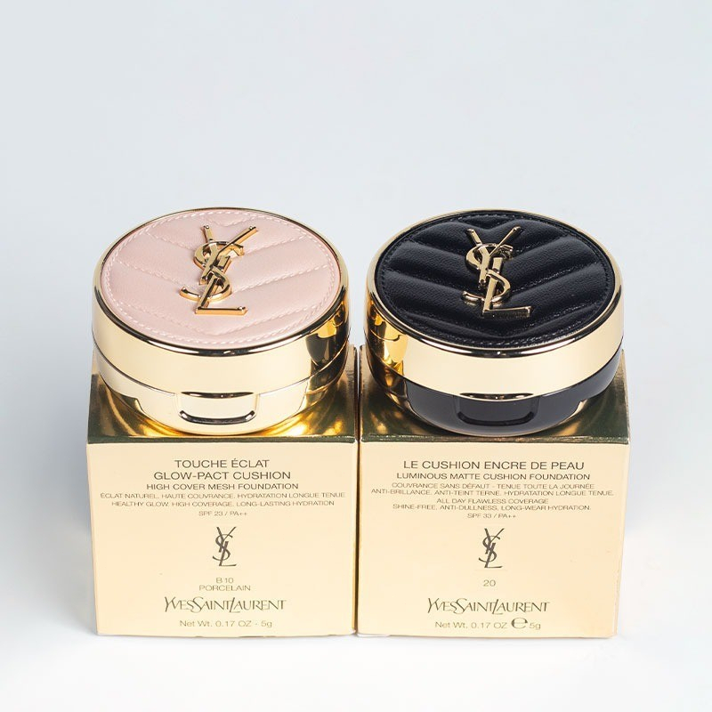 Miễn phí vận chuyển đích thực YSL Saint Laurent da đệm khí đen hồng da B10 B20 BB cream 5g mẫu ...