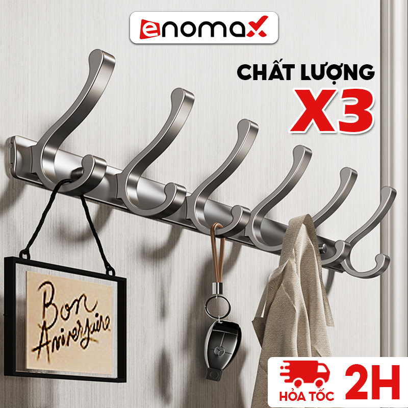 Móc Treo Gắn Tường ENOMAX Siêu Chắc, Treo Đồ Đa Năng, Chất Liệu Thép ...