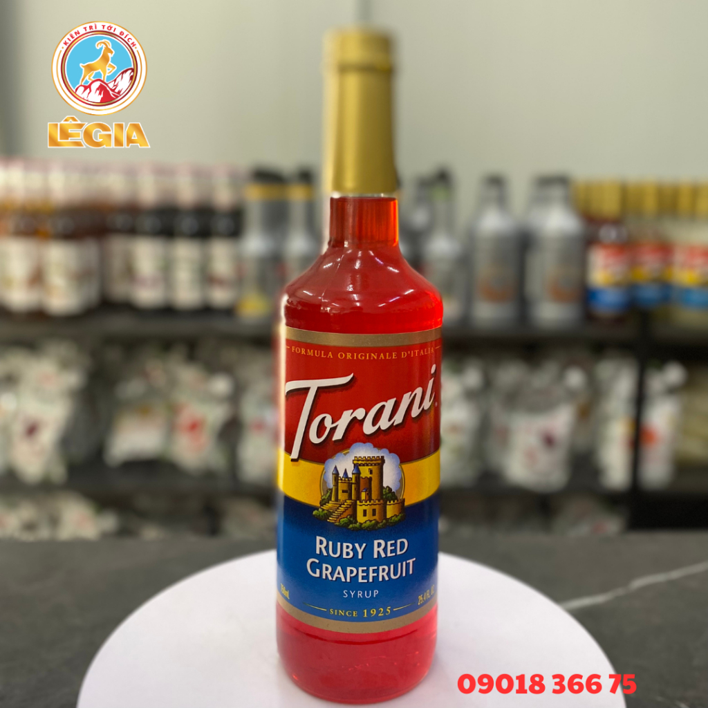 SYRUP TORANI BƯỞI HỒNG - RUBY RED GRAPEFRUIT TORANI SYRUP (CÓ CHAI ...